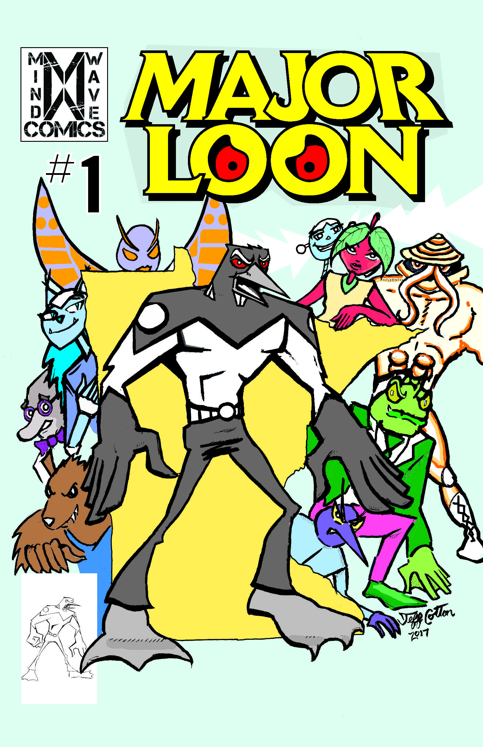 Major Loon Comic Book by Jeffrey Cotton at Coroflot.com