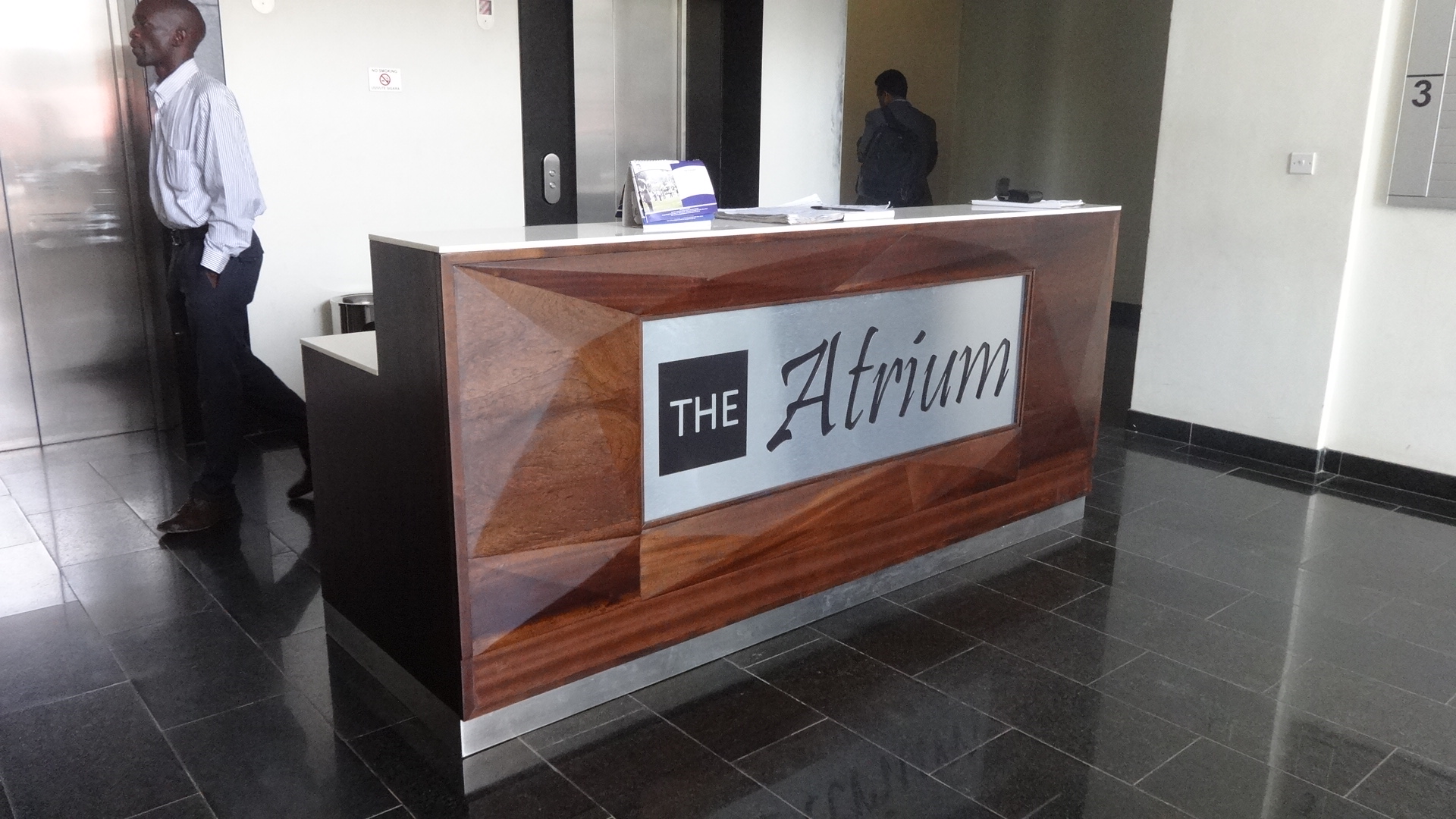 Atrium Reception Desk by Eryll J Sharma at Coroflot.com