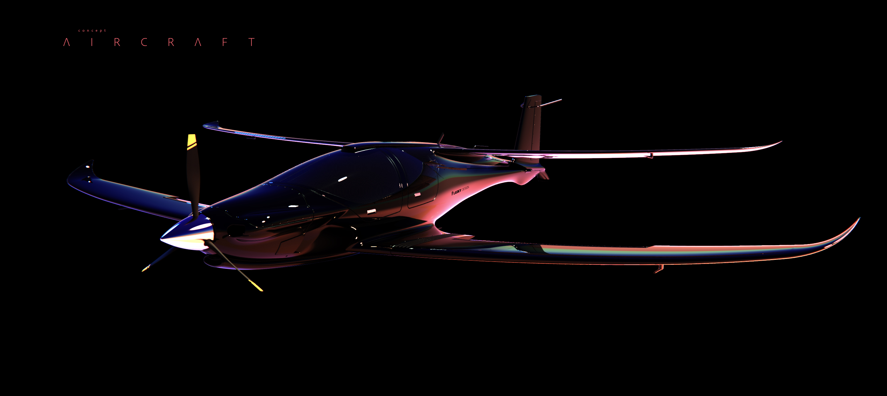 Tandem wing aircraft by Laszlo “Lasky” Nemeth at Coroflot.com