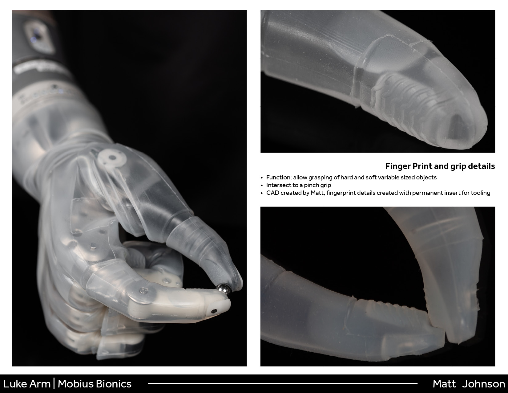 The Luke Arm, Mobius Bionics by Matt Johnson at Coroflot.com