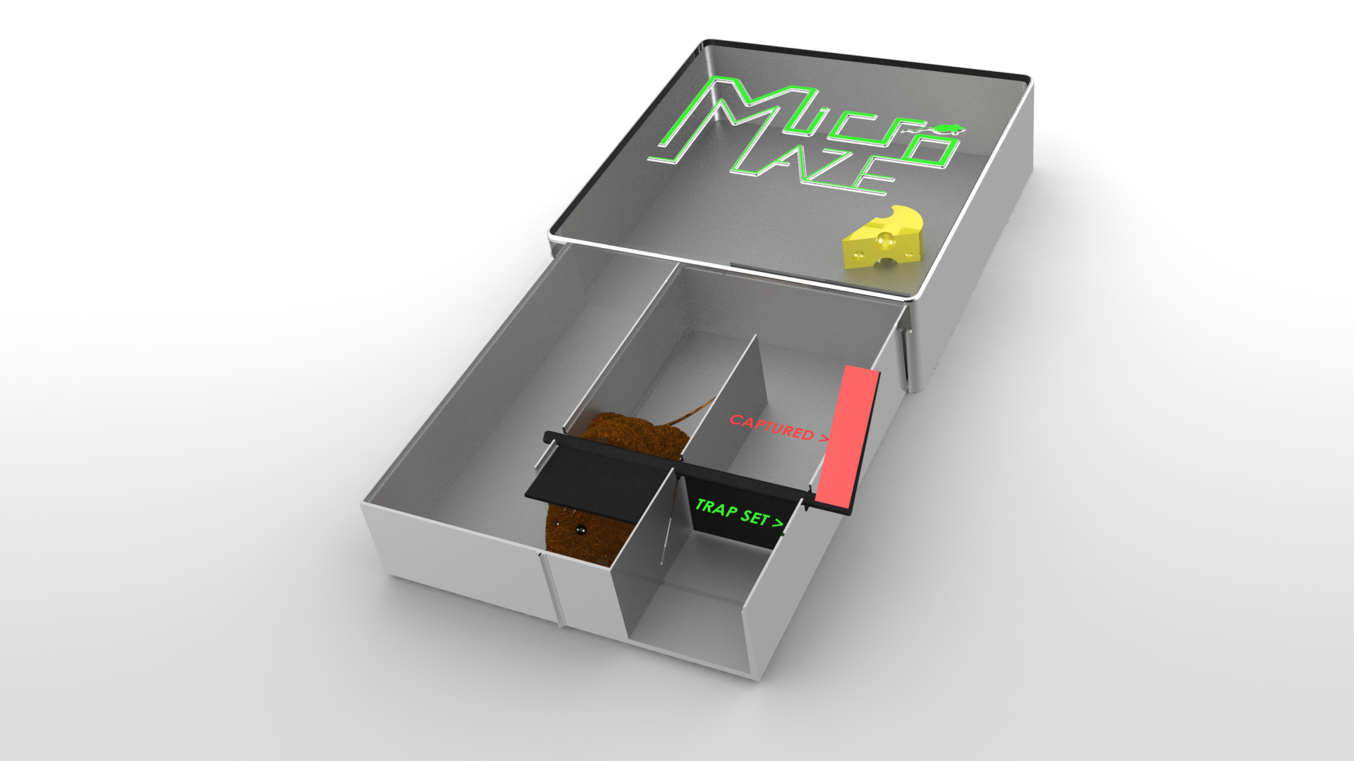 Micro Maze Mousetrap by JR Ryan at Coroflot.com