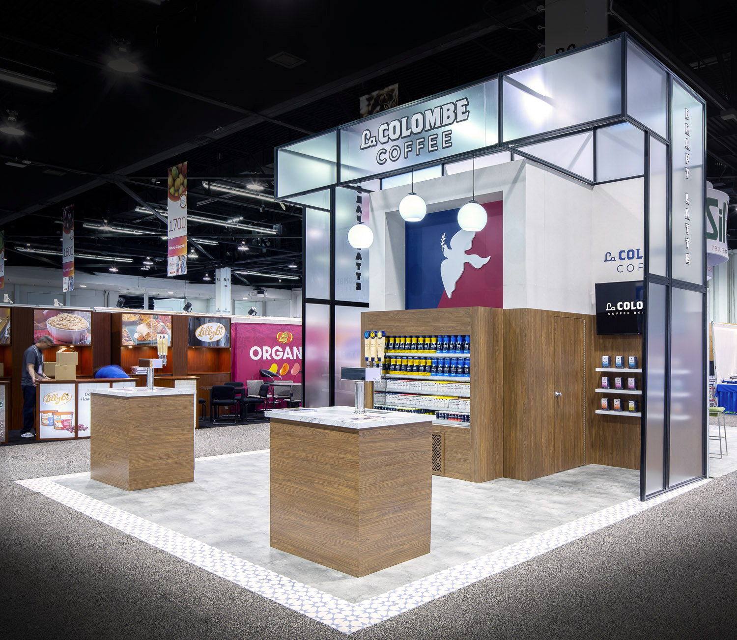 20x20 Custom Exhibit Peninsula by Suzanne Saniewski at Coroflot.com