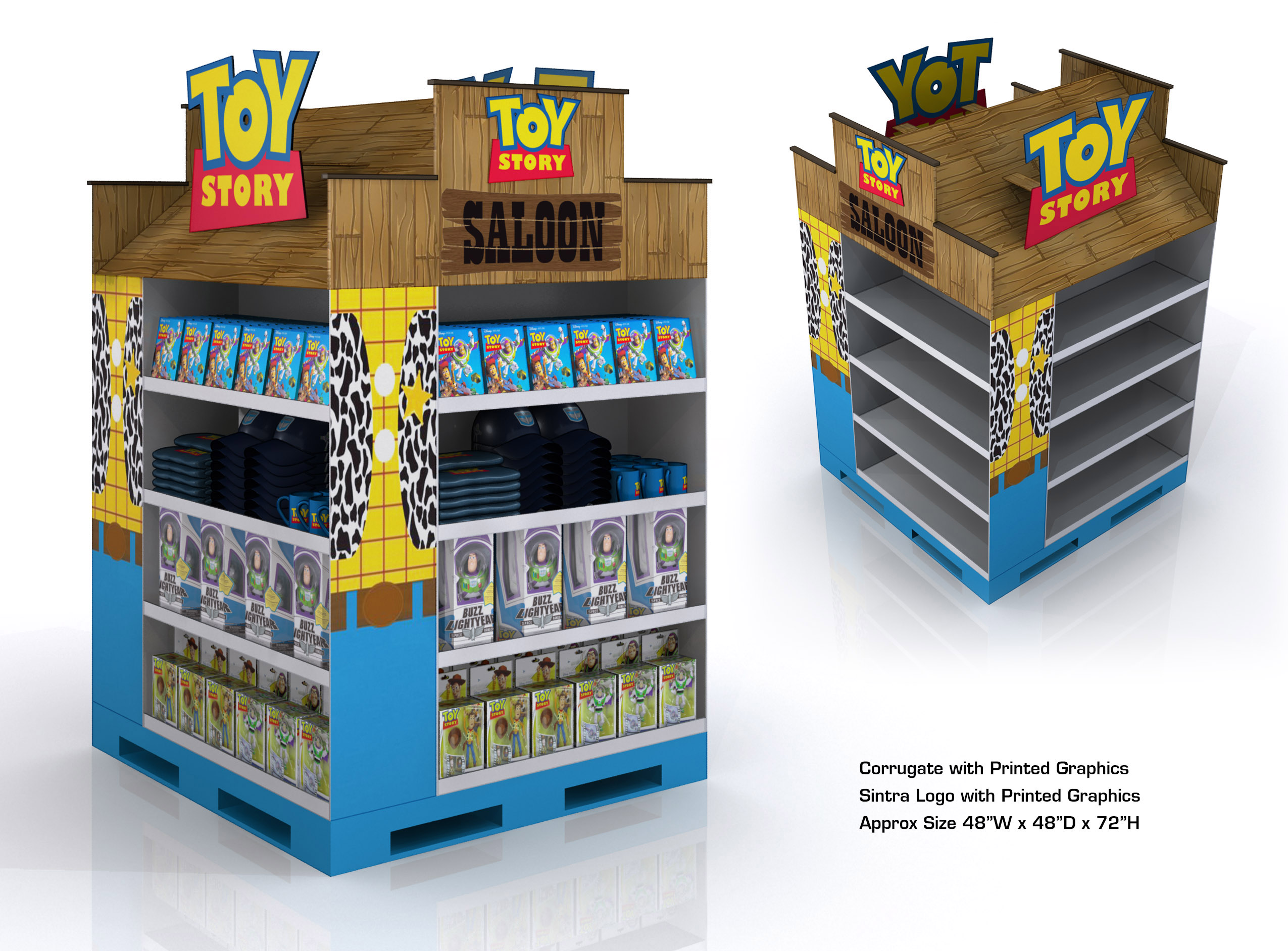 Toy Story Pallet Stackers by Daniel Kosturik at Coroflot.com