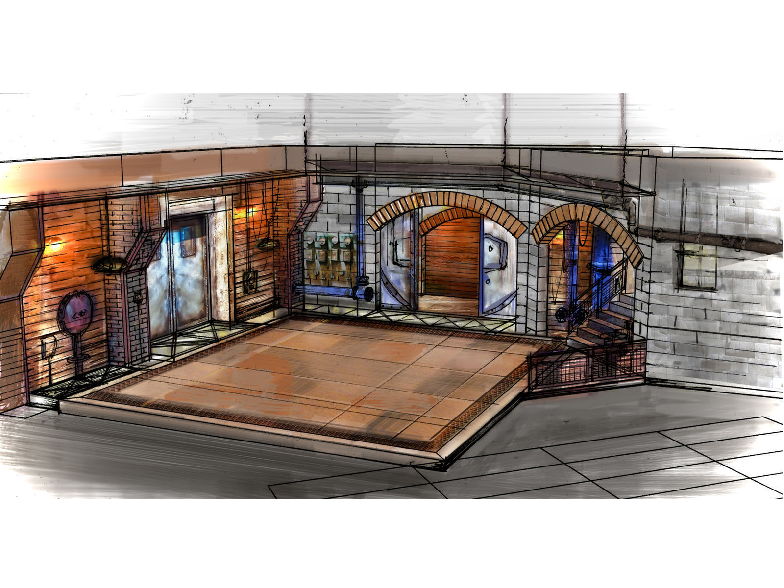 SET DESIGN (GAME SHOW) by Eluart B at Coroflot.com