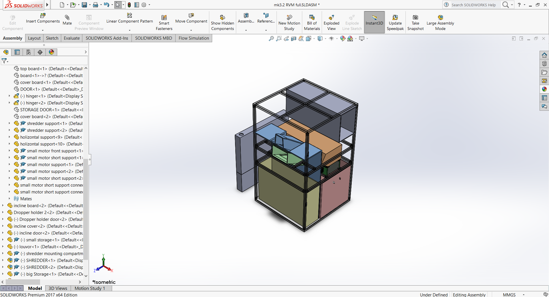 Reverse Vending Machine Solidworks design by Hao Jue Teo at Coroflot.com