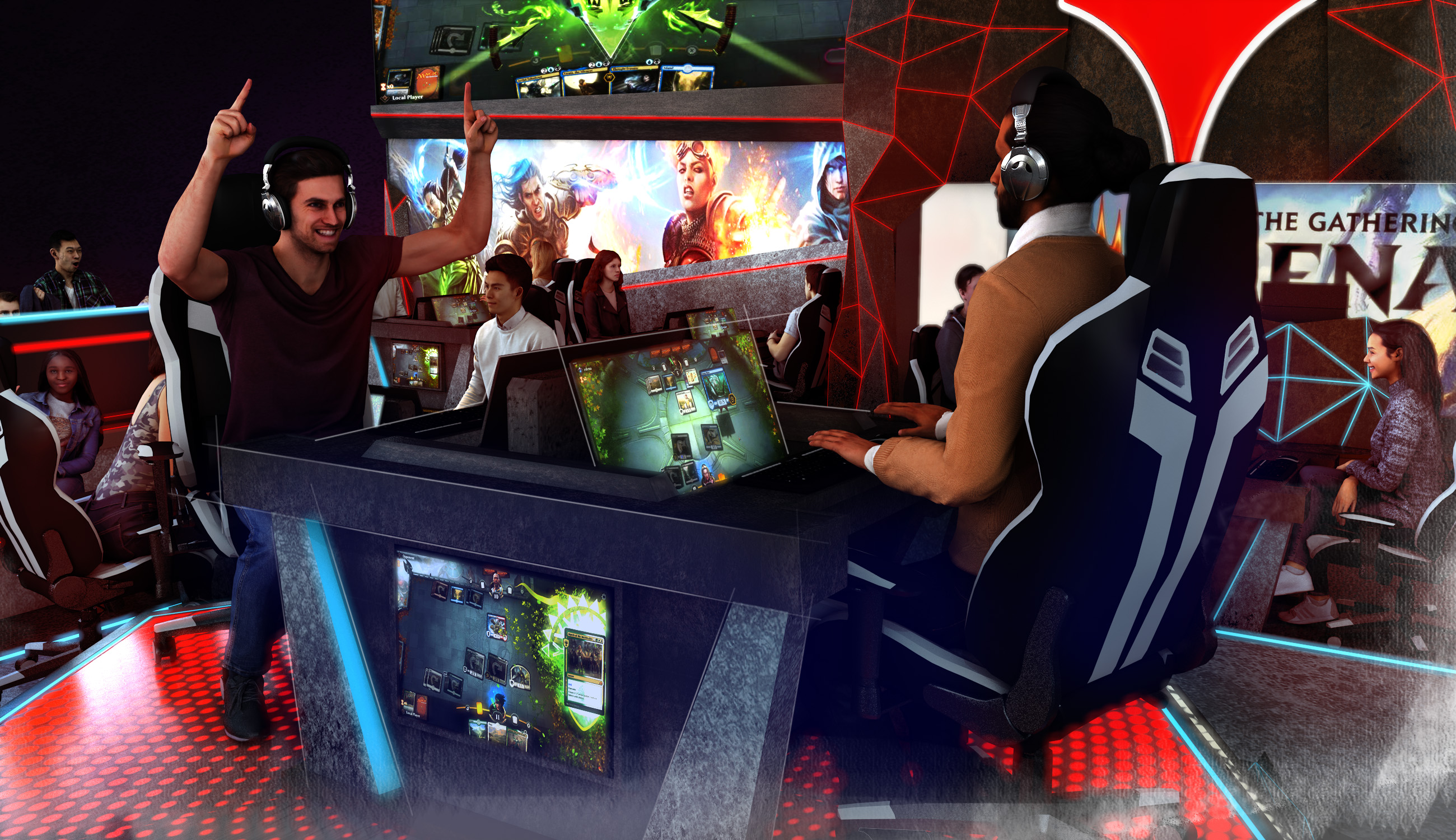 Pax East booth concept for Magic the Gathering by Jameson Klug at ...