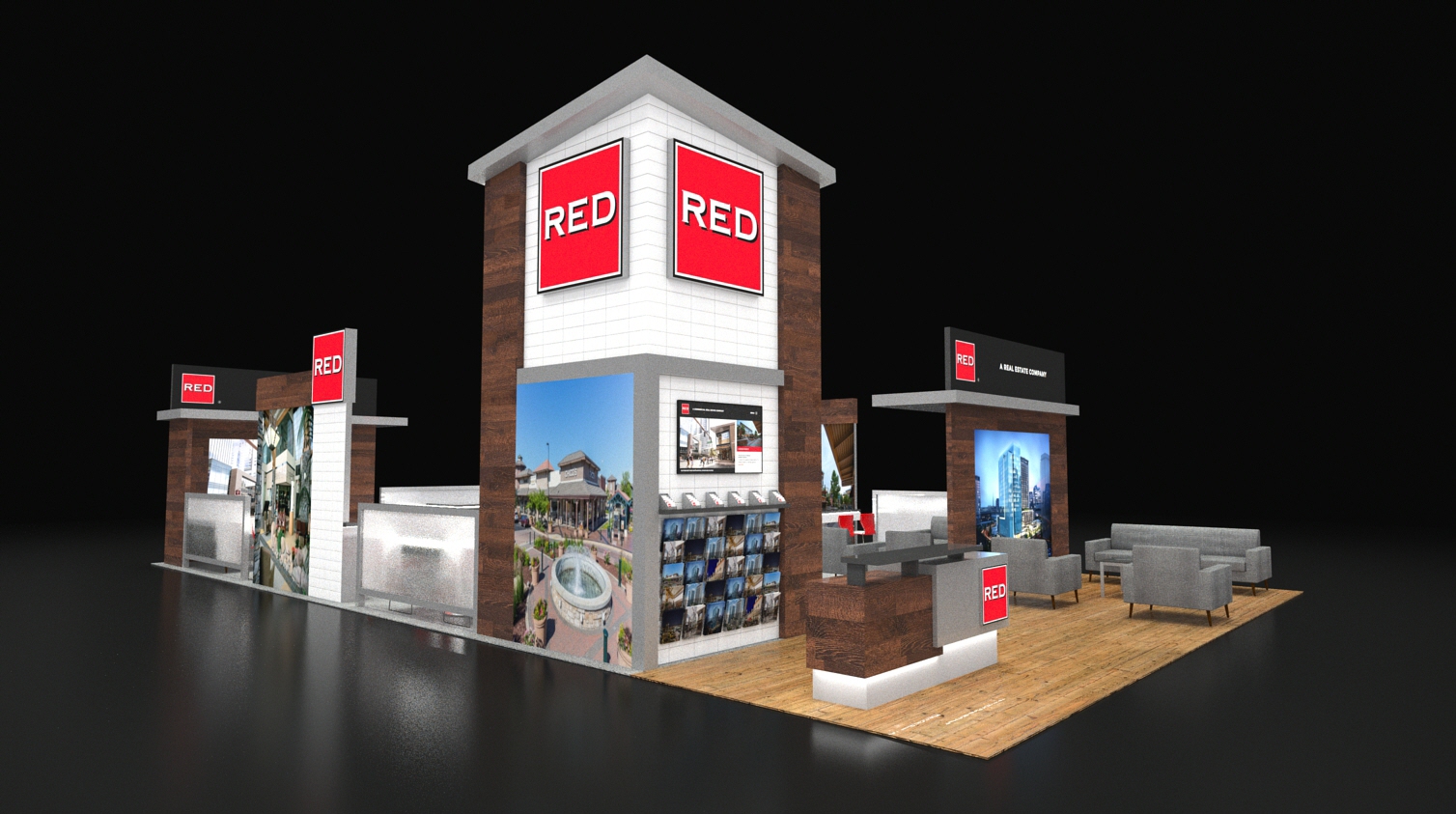 RED - Real Estate Exhibit Concept by Justin Montoya at Coroflot.com