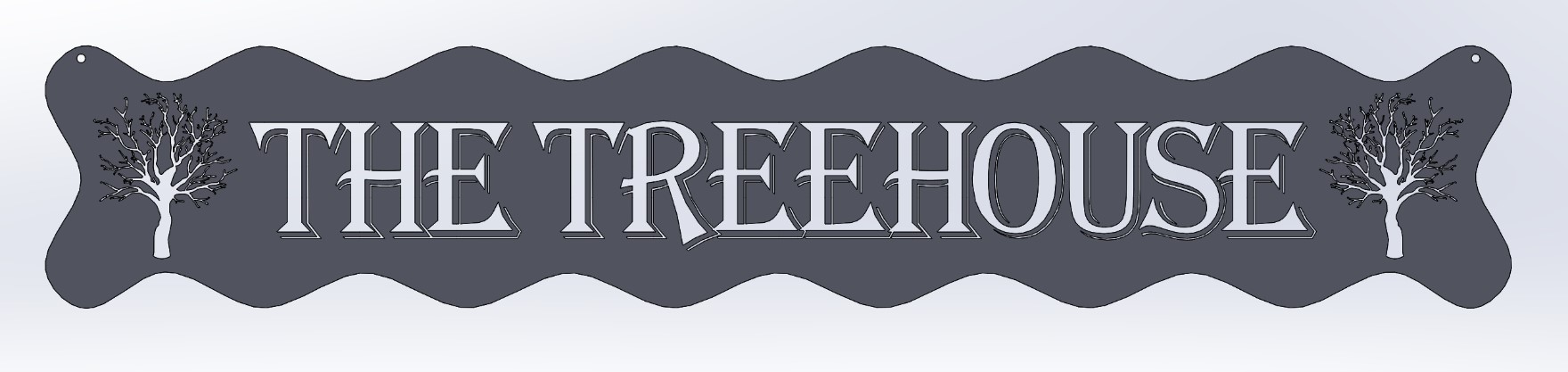 Treehouse Sign by Ian Dansereau at Coroflot.com