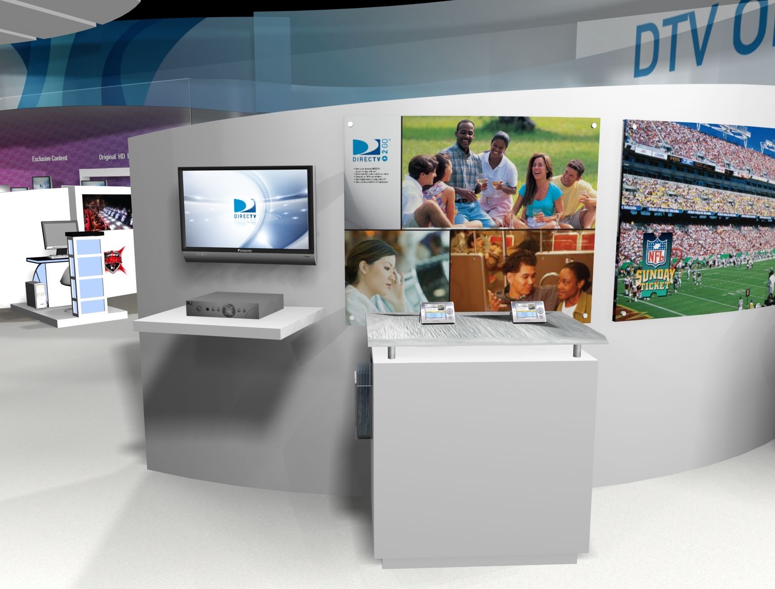 DIRECTV CES 2007 by Joshua LeMar at Coroflot.com