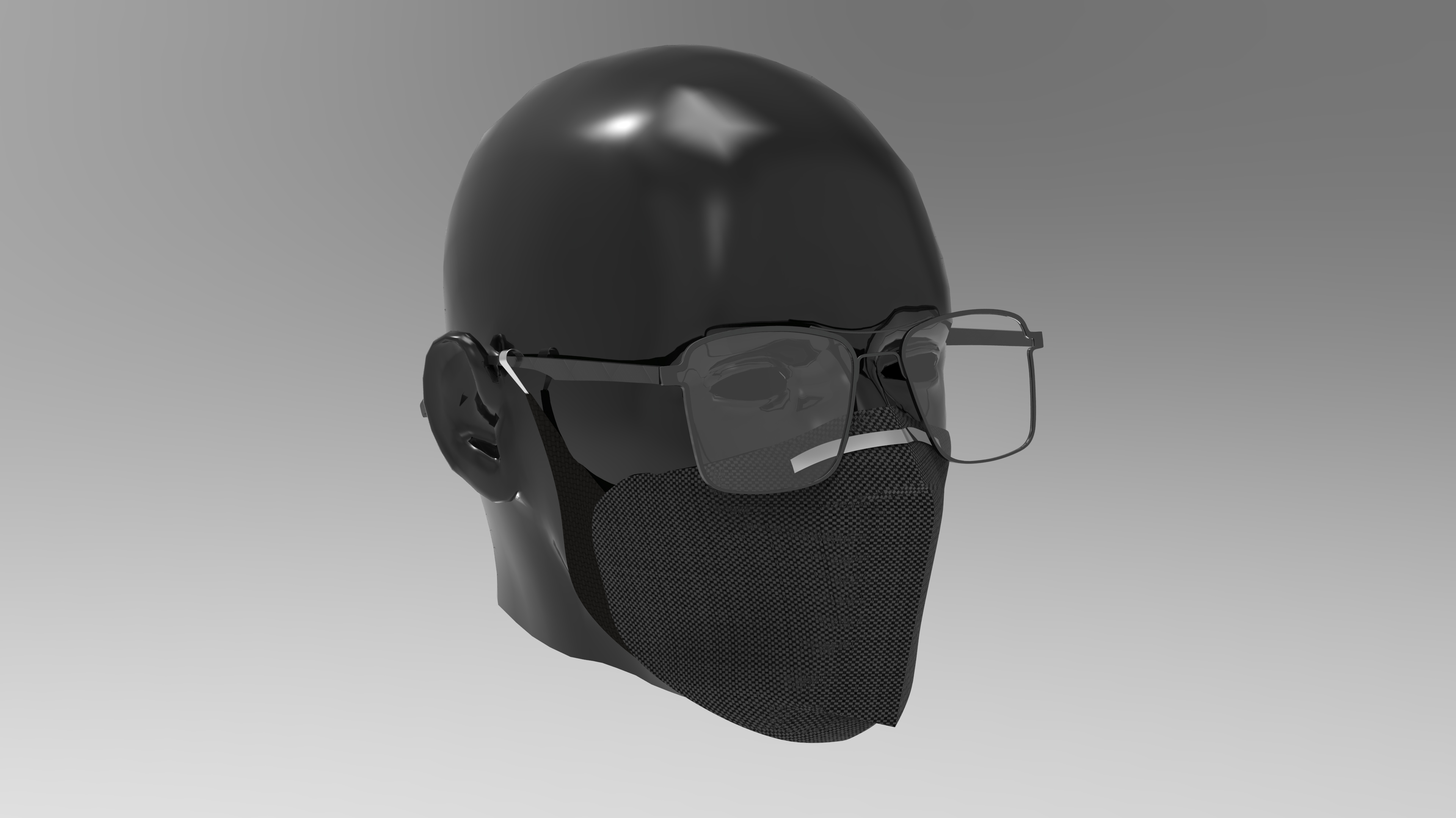 Rhino3D+Keyshot-COVID-19 Mask Design by Kashish Patel at Coroflot.com