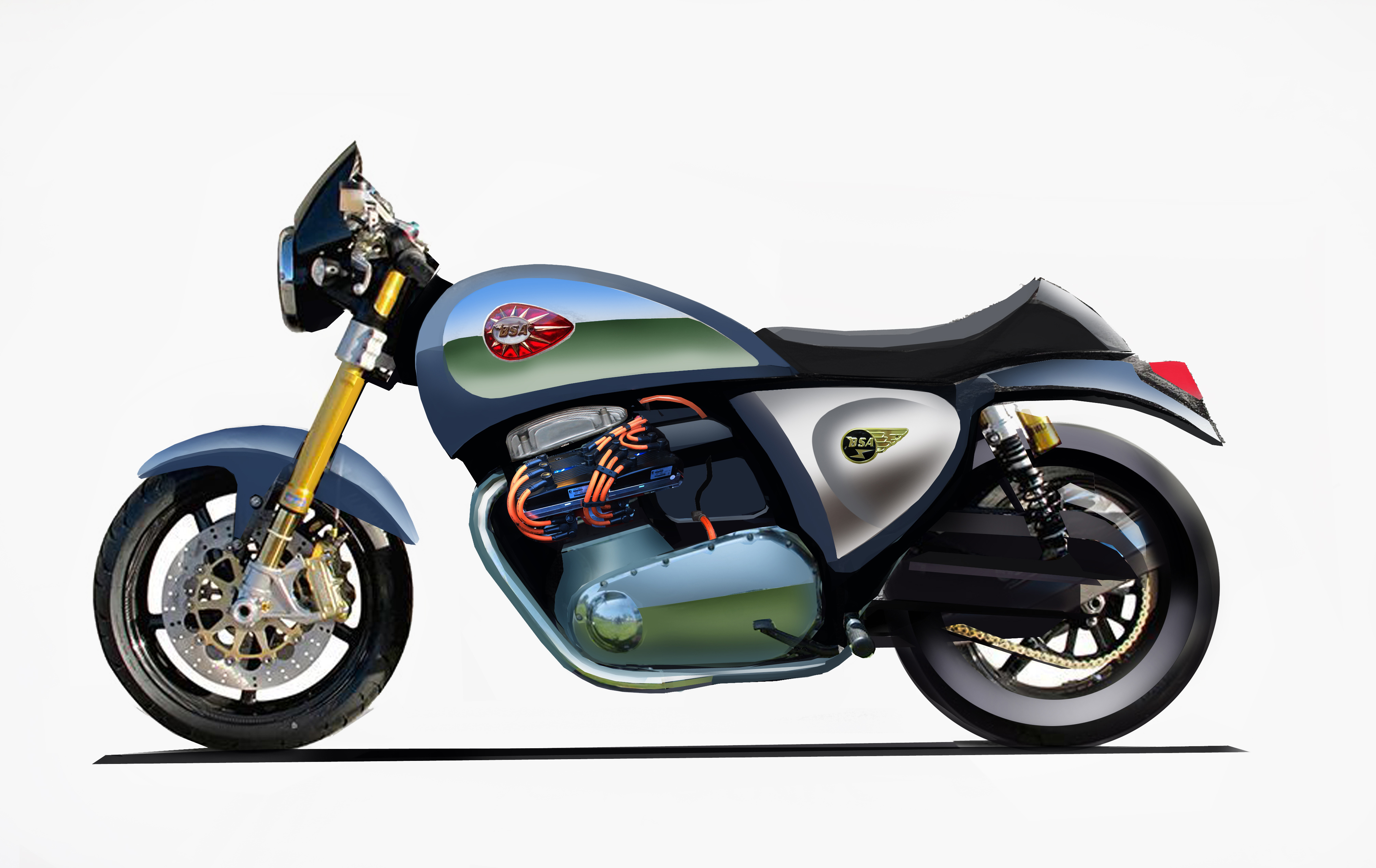 BSA A10 Modular Electric / ICE Project by Nick Coughlan at Coroflot.com