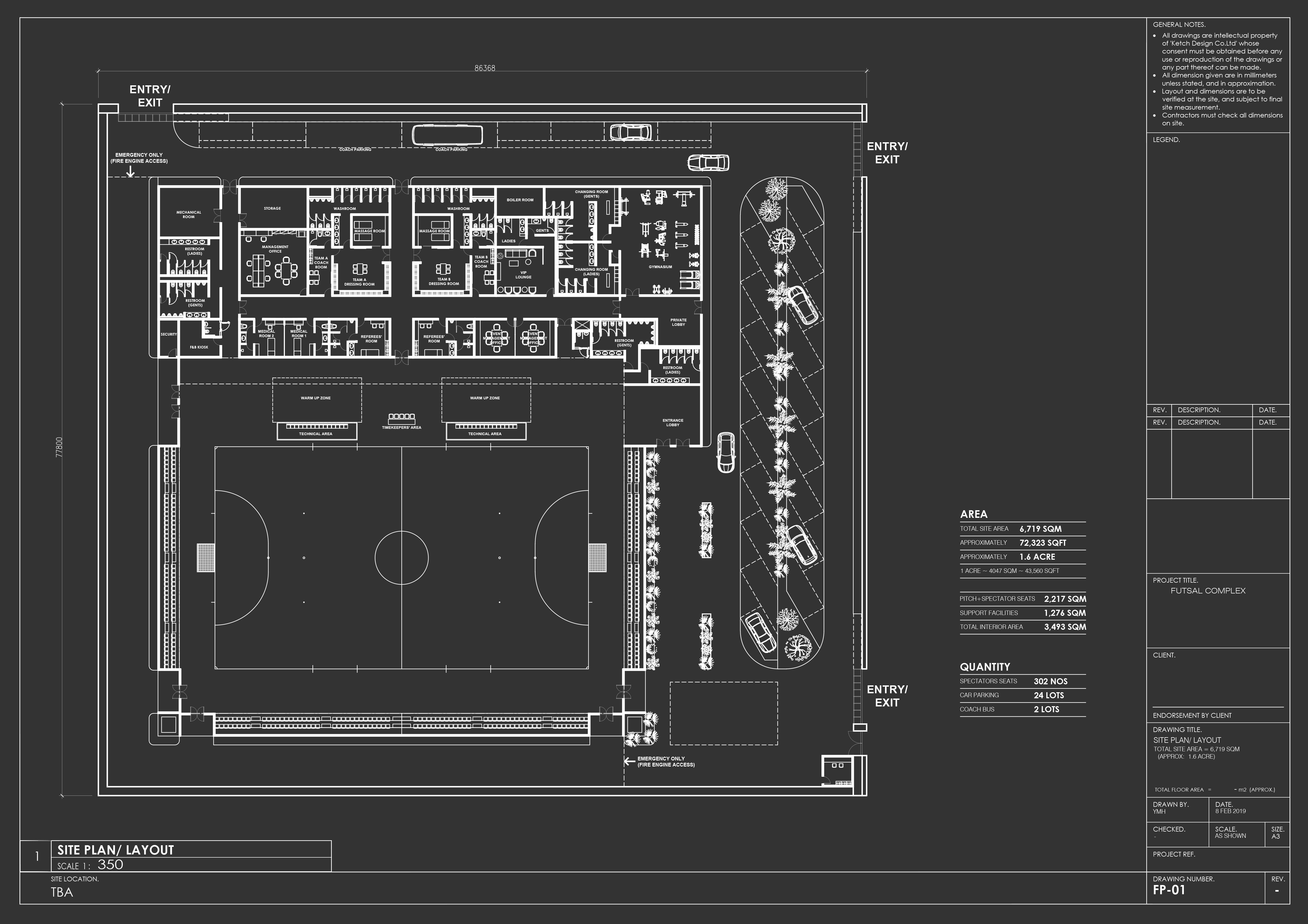 Futsal Sport Complex by Ye Myo Htwe at Coroflot.com