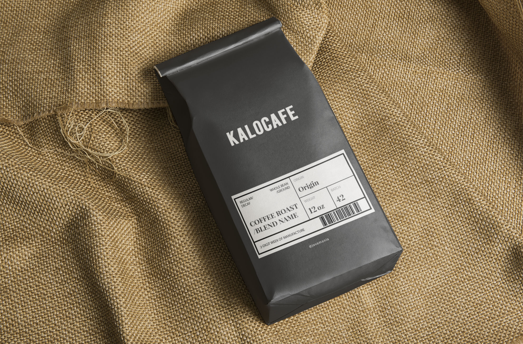 Coffee Packaging Mockup by Arun Kumar at Coroflot.com
