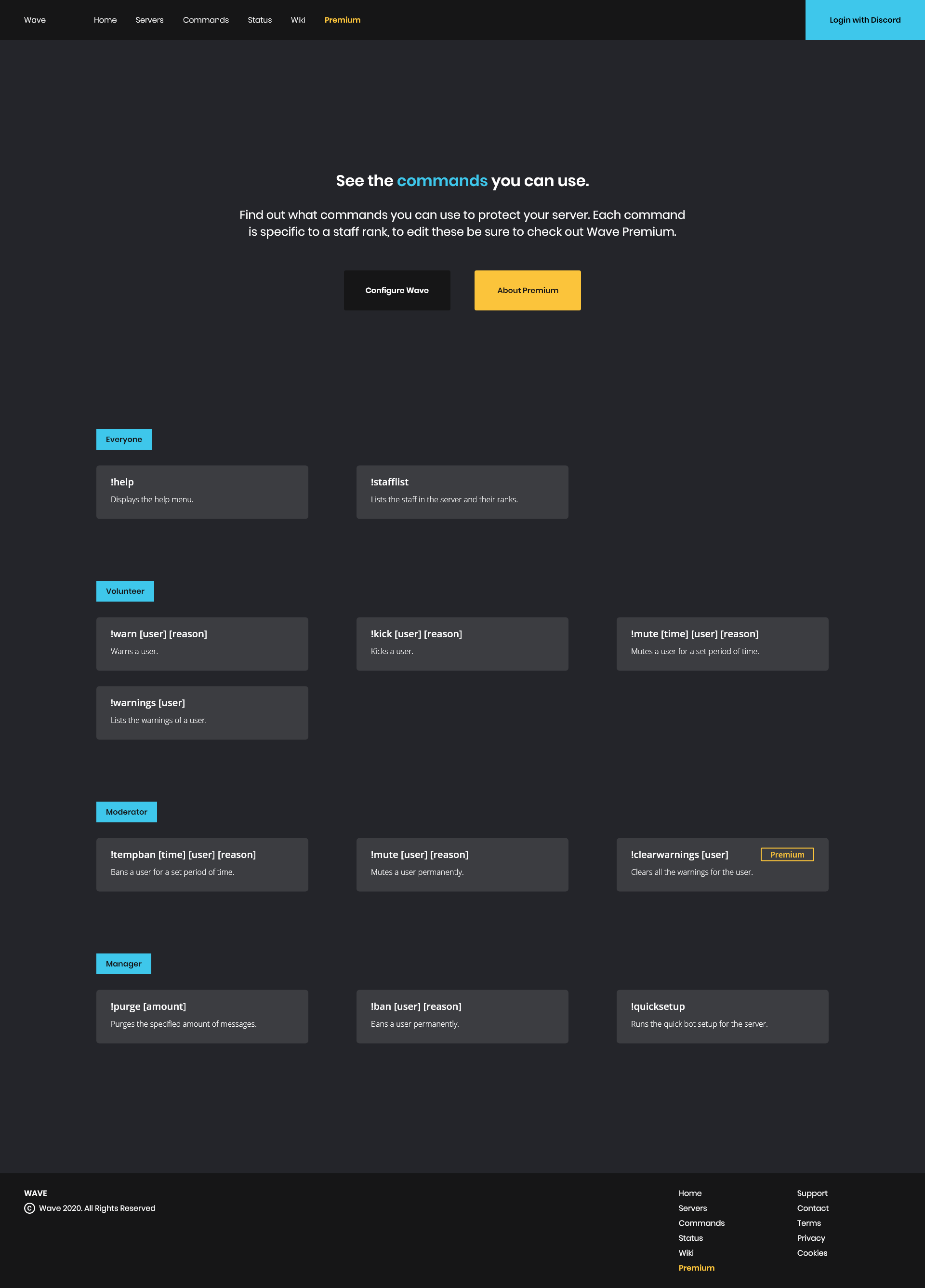 Wave Discord Bot by Adam Wright at Coroflot.com