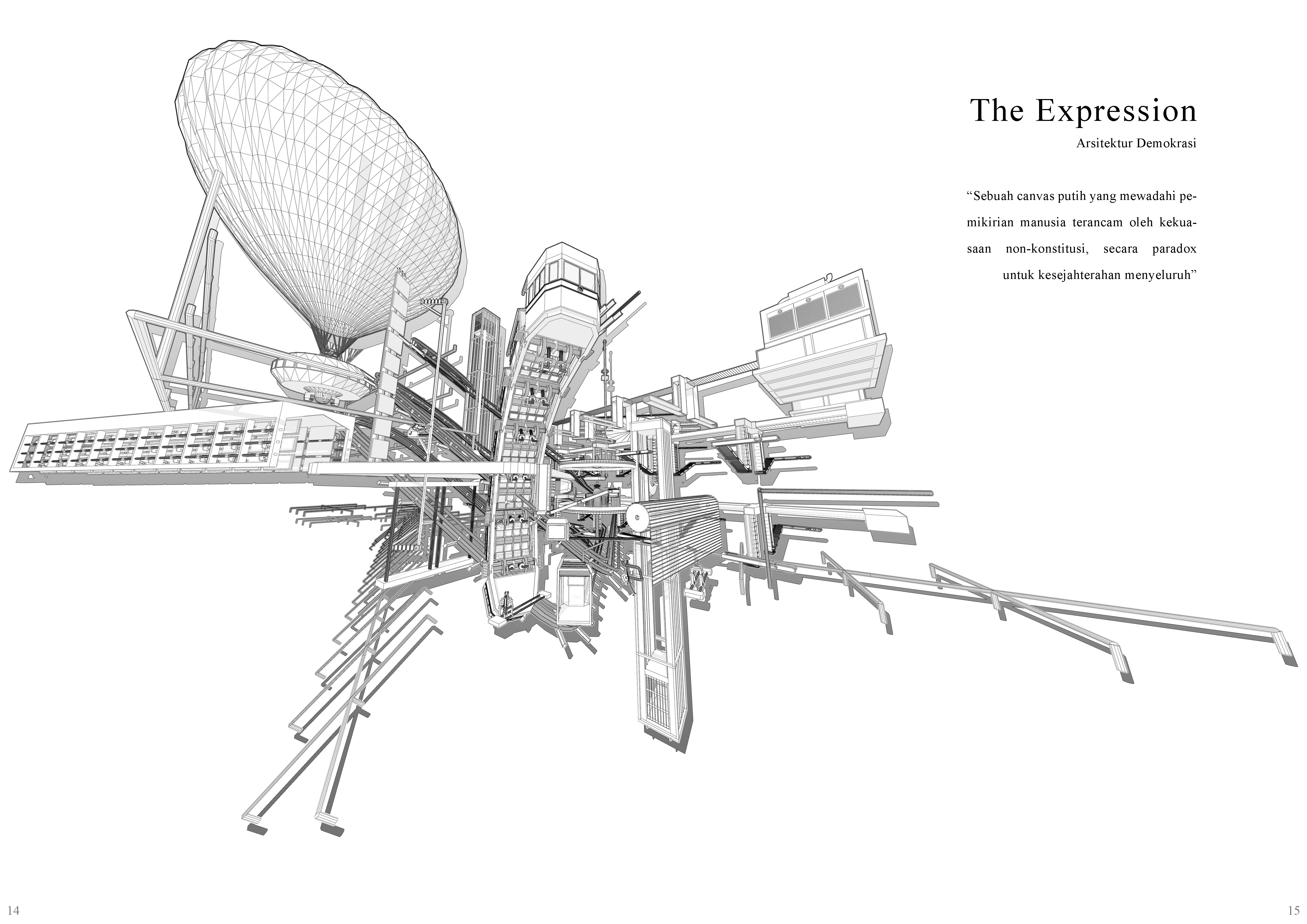The Expression - Democratic Architecture by Studio Perancangan ...