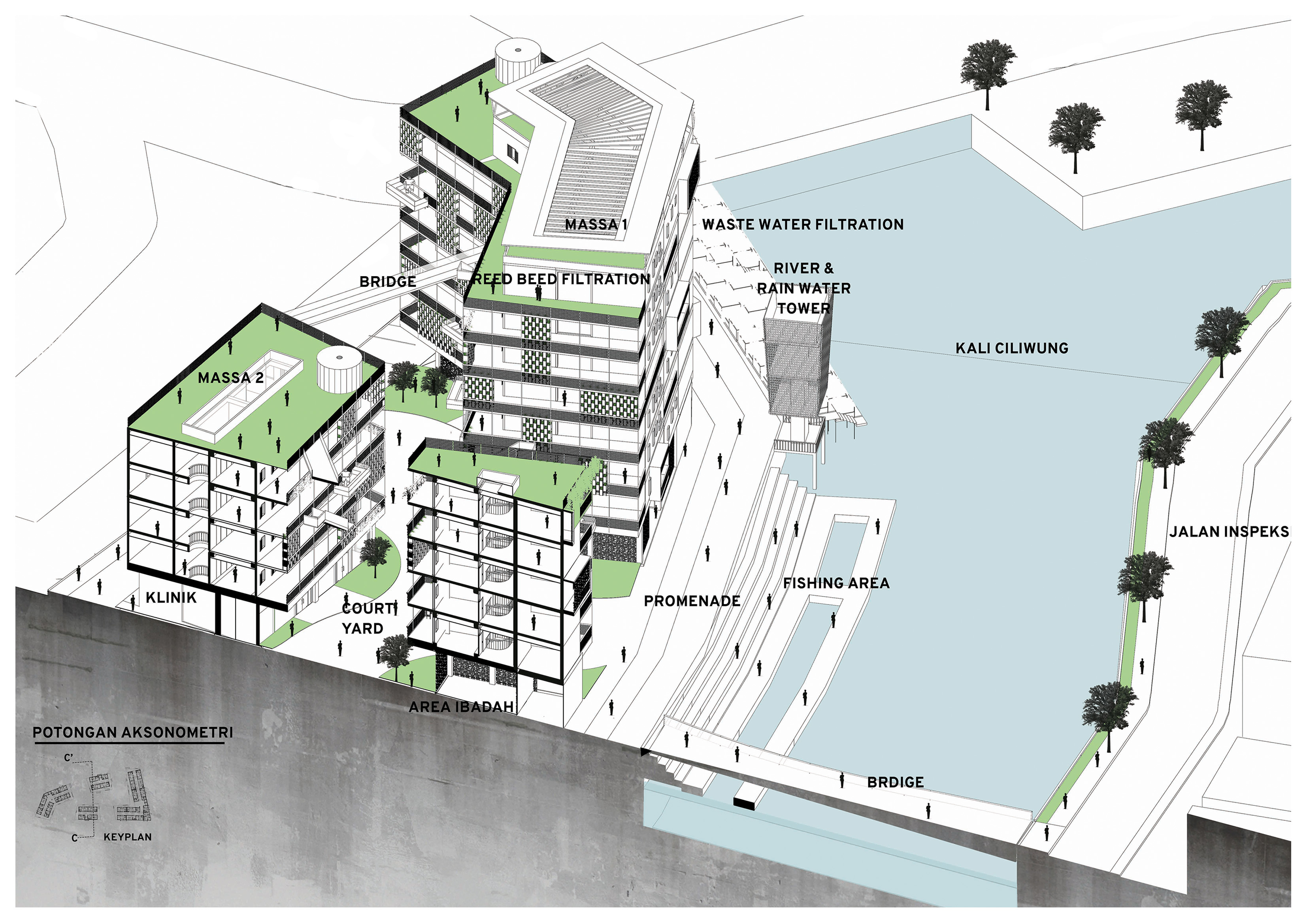 Kampung Vertikal Manggarai by Studio Perancangan Arsitektur 7 at ...