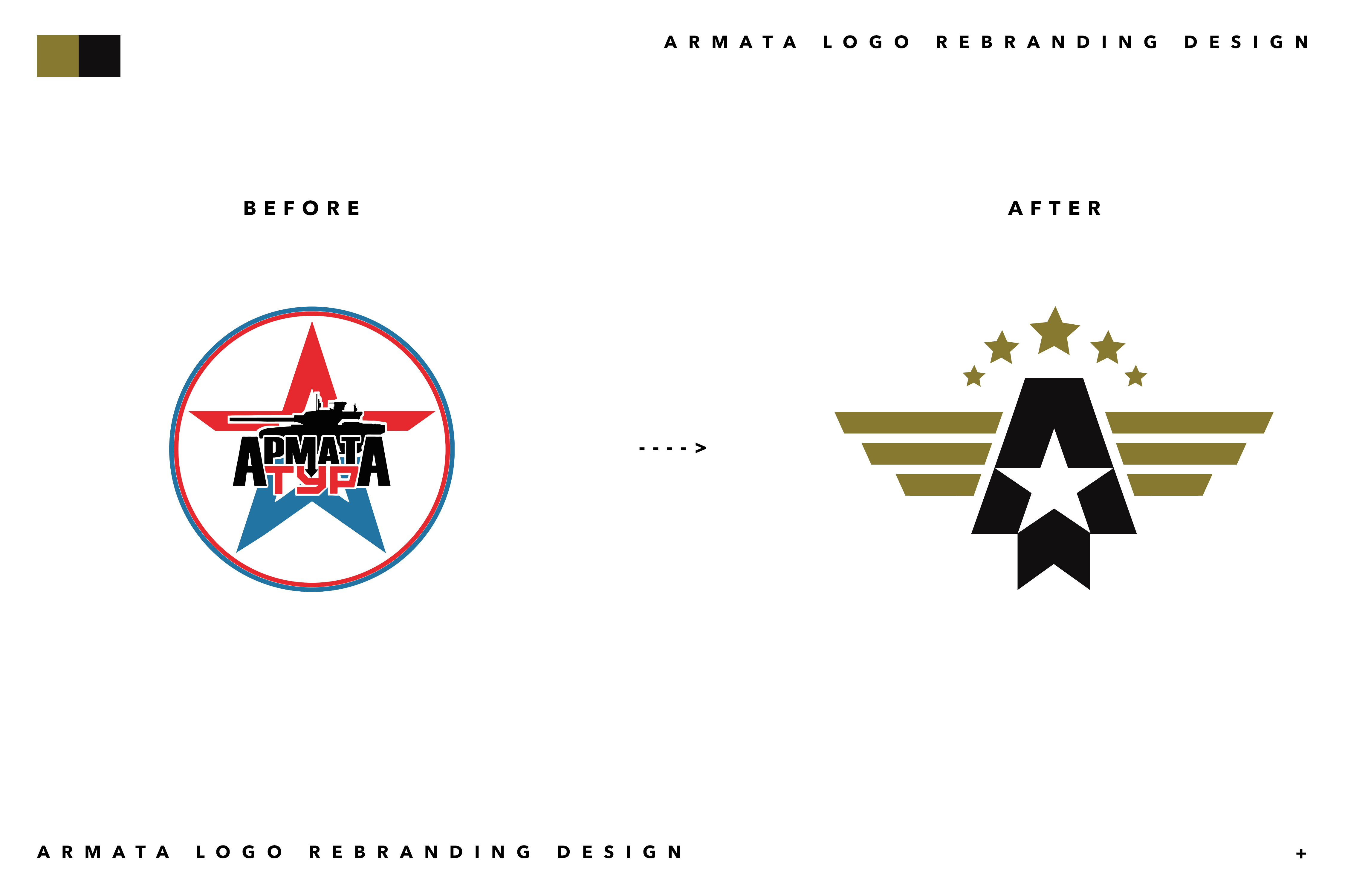 Armata rebranding logo by Roman S at Coroflot.com