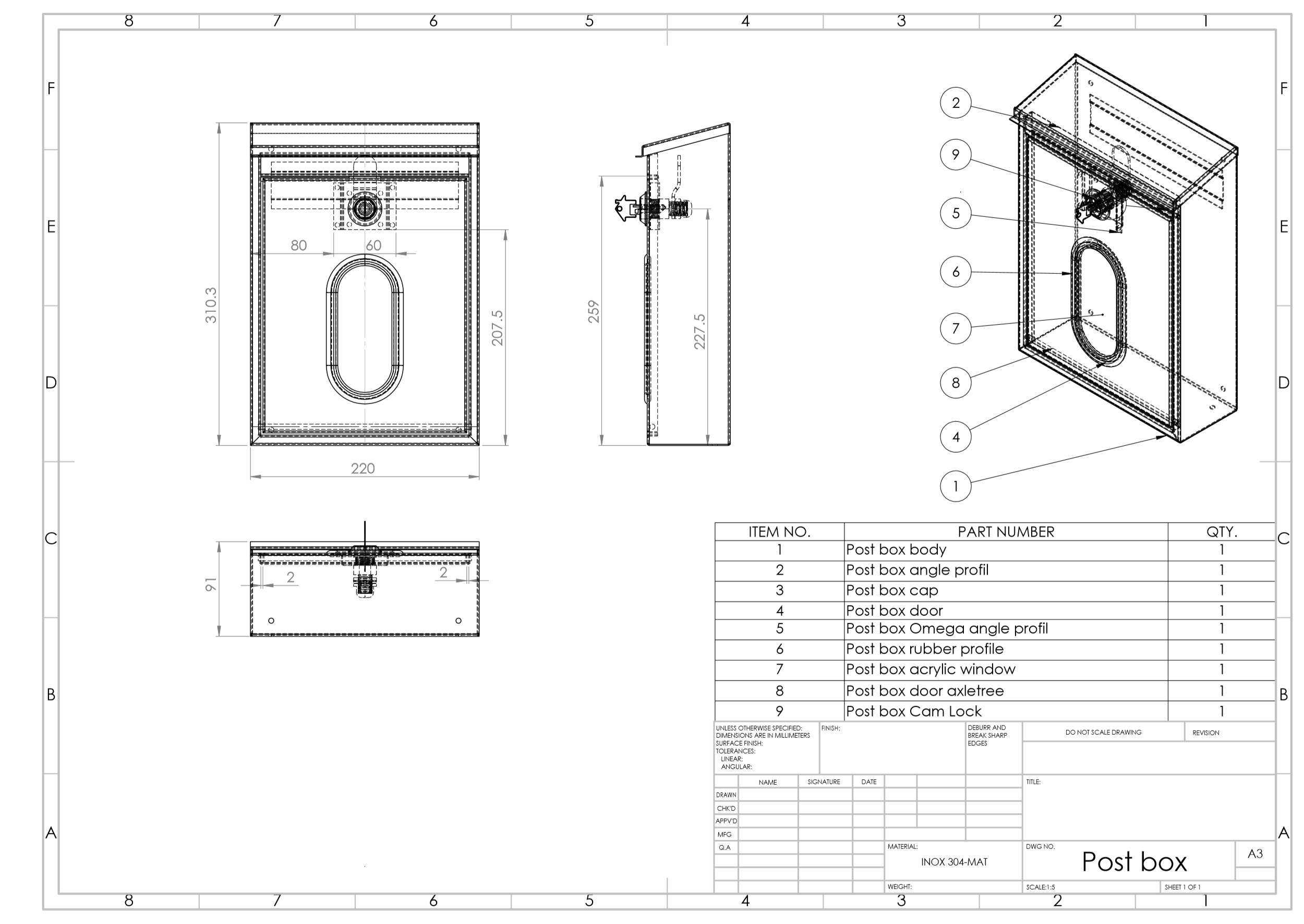 Post box_Option 1 by Y V at Coroflot.com