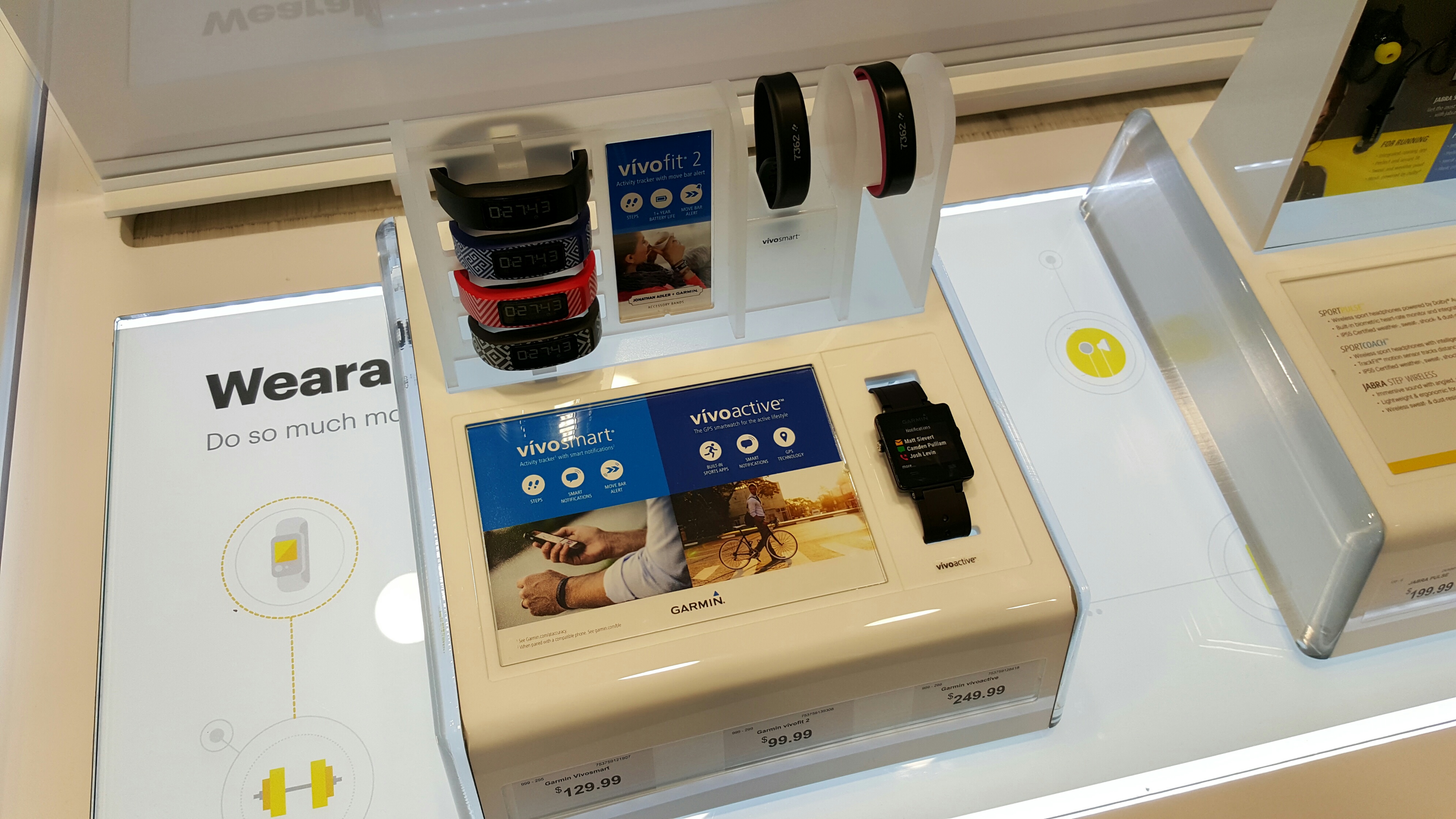 Garmin Wearables Display by Jamie Hall at Coroflot.com