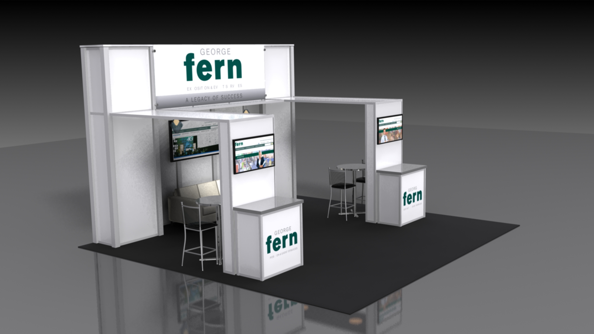 Fern Expo Tradeshow Booth Design 1 by Jamie Hall at Coroflot.com