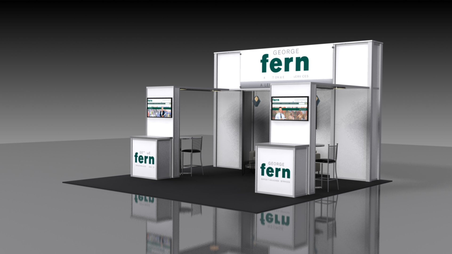 Fern Expo Tradeshow Booth Design 1 by Jamie Hall at Coroflot.com