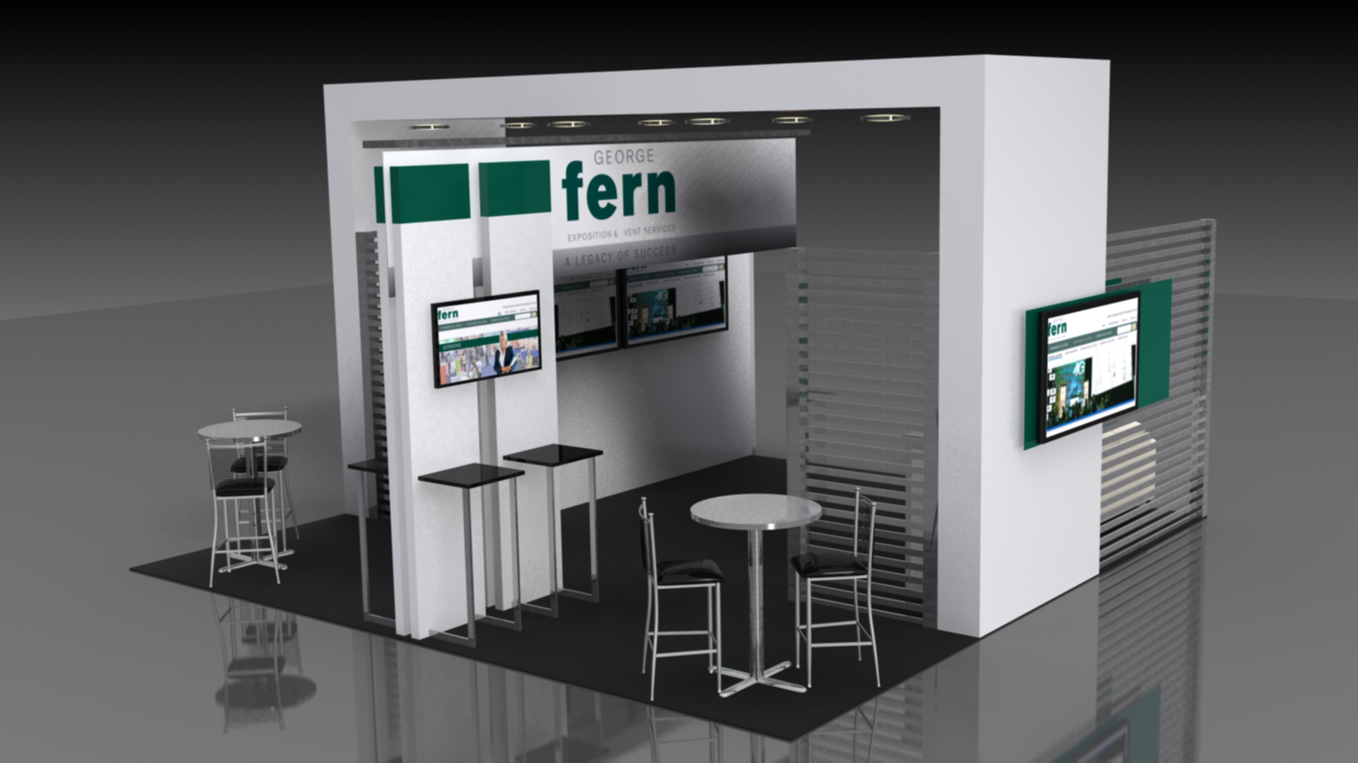 Fern Expo Tradeshow Booth Design 2 by Jamie Hall at Coroflot.com