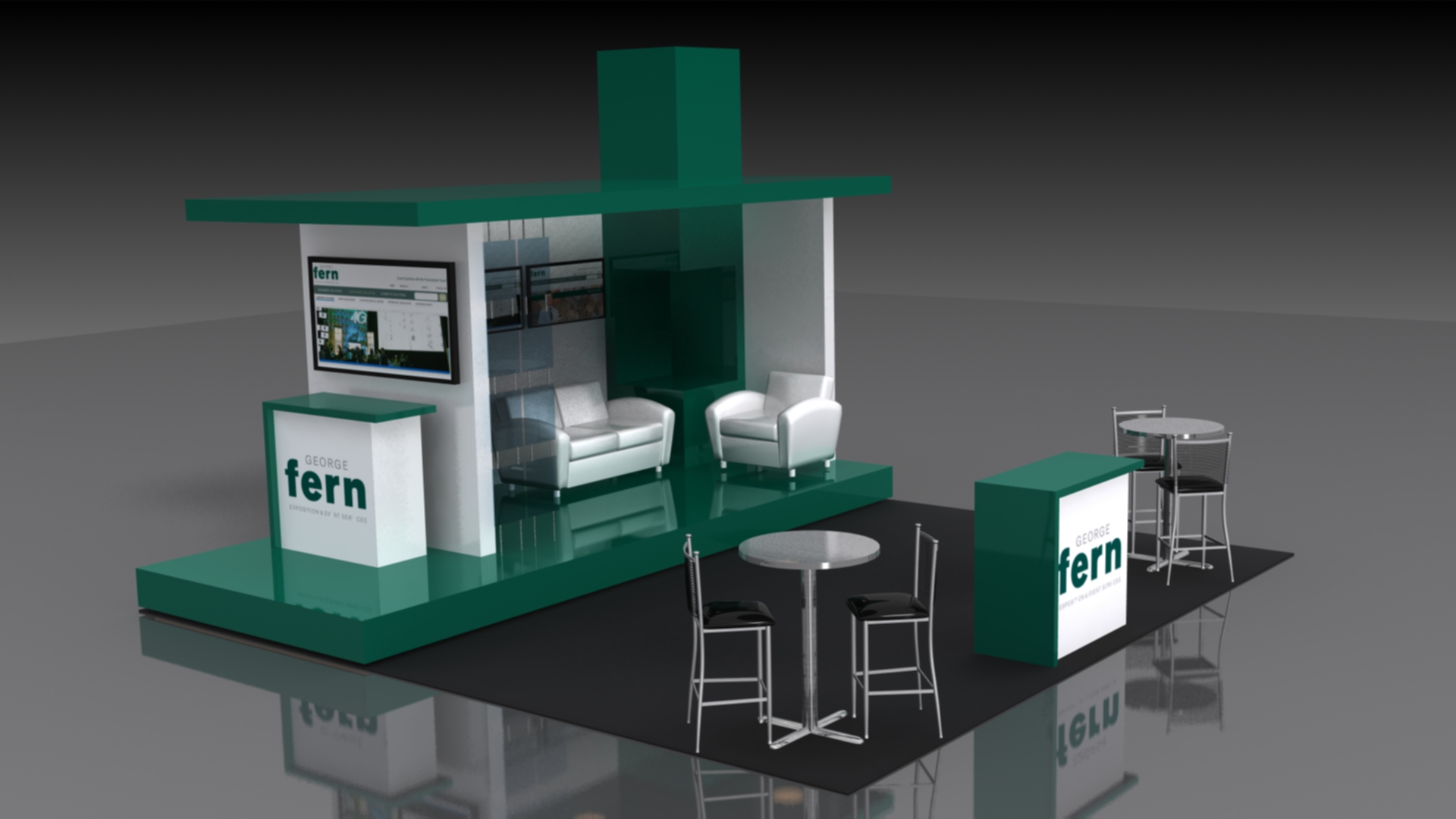 Fern Expo Tradeshow Booth Design 3 by Jamie Hall at Coroflot.com