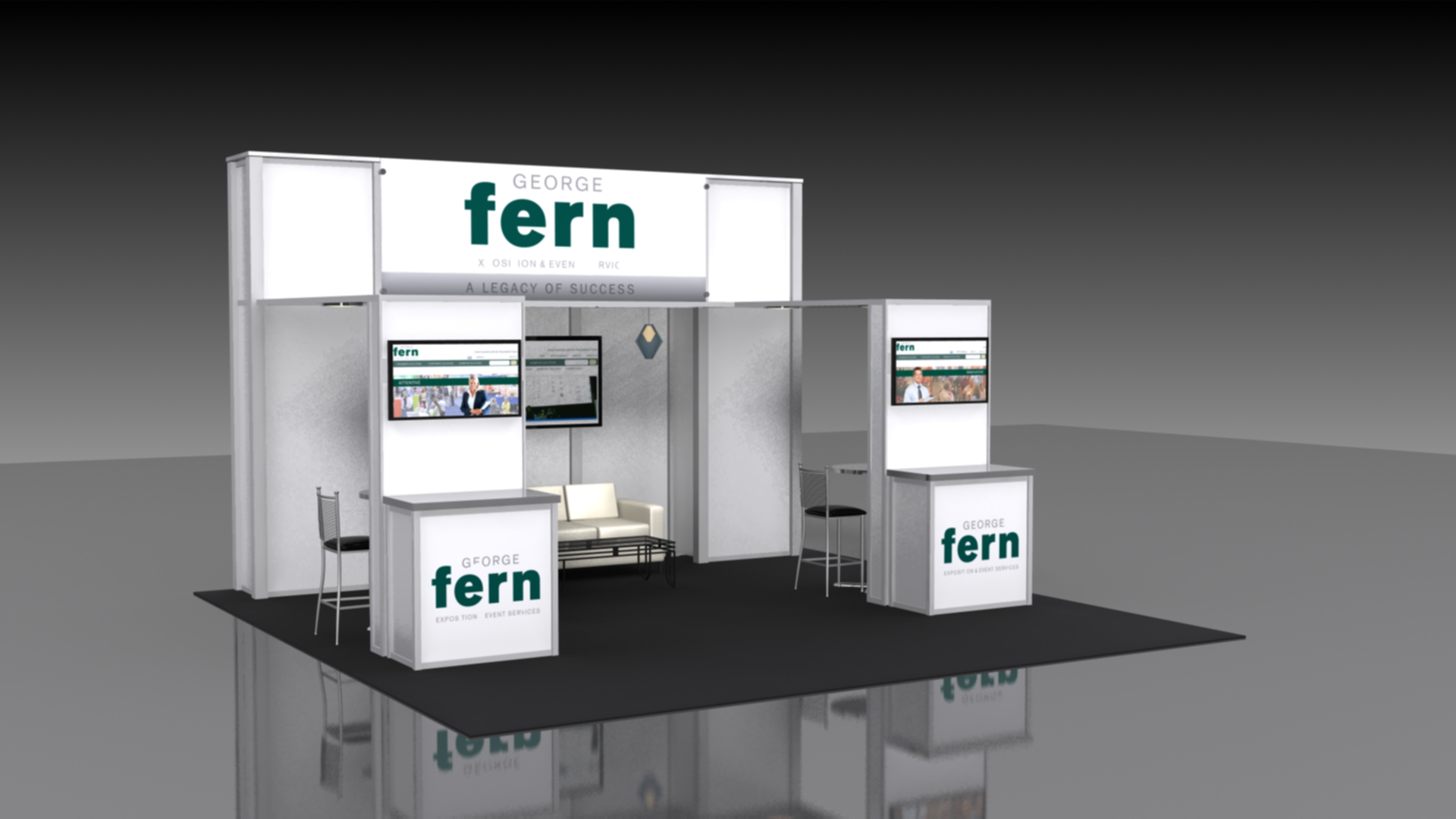Fern Expo Tradeshow Booth Design 1 by Jamie Hall at Coroflot.com