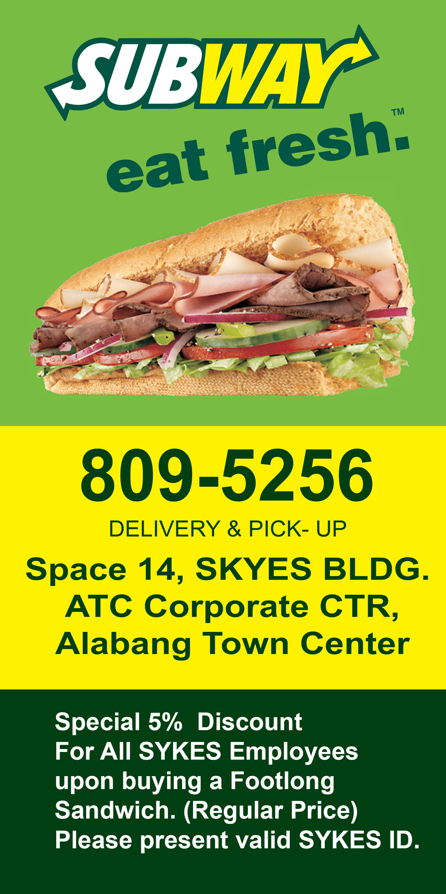 Branding and Corporate Design (sandwich subway) by Ann C at Coroflot.com