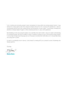 Barry Hann, Barry Hann in Toronto, ON